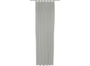 4004567477516 - Vorhang WIRTH Uni Collection light grau (hellgrau) Gardinen 165cm Schlaufen 142cm Baumwolle (Bio-Baumwolle) nach Maß B142cm H165cm