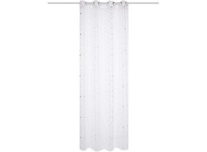 4056751483483 - Gardine HEINE HOME silber (silberfarben) B140cm H245cm Polyester Gardinen 4056751483483 - Gardine HEINE HOME silber (silberfarben) B140cm H245cm Polyester Gardinen