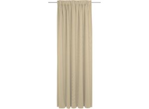 4004567466350 - Vorhang WIRTH Uni Collection light beige Gardinen 345cm Multifunktionsband 142cm Baumwolle (Bio-Baumwolle) nach Maß B142cm H345cm