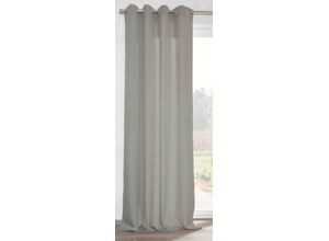 4025358033957 - Vorhang MY HOME Velonia beige B140cm H245cm Polyester Gardinen stilvoll funktional und pflegeleicht