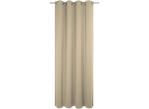 4004567466589 - Vorhang ADAM Vorhang Uni Collection Light aus 100 % Bio-Baumwolle Ösen (1 St) beige B142cm H305cm Baumwolle (Bio-Baumwolle) Gardinen Vorhang Uni Collection Light aus 100% Bio-Baumwolle Ösen (1 St)