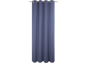 4004567463304 - Vorhang ADAM Vorhang Uni Collection aus 100 % Bio-Baumwolle Ösen (1 St) blau (royalblau) B142cm H265cm Baumwolle (Bio-Baumwolle) Gardinen Blickdichter Vorhang Uni Collection aus Bio-Baumwolle Made in Germany
