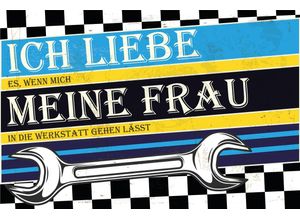 4067437108835 - Alu-Dibond-Druck QUEENCE Ich liebe meine Frau bunt (farbe bild(er) bunt) B30cm H20cm T02cm Alu Dibond Bilder Werkstatt Schild Schraubenschlüssel 4067437108835 - Alu-Dibond-Druck QUEENCE Ich liebe meine Frau bunt (farbe bild(er) bunt) B30cm H20cm T02cm Alu Dibond Bilder Werkstatt Schild Schraubenschlüssel