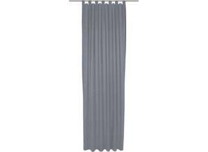 4004567475376 - Vorhang WIRTH Uni Collection light blau (königsblau) Gardinen 185cm Schlaufen 142cm Baumwolle (Bio-Baumwolle) nach Maß B142cm H185cm