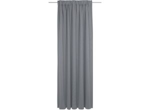 4004567475994 - Vorhang WIRTH Uni Collection light blau (dunkelblau) Gardinen 265cm Multifunktionsband 142cm Baumwolle (Bio-Baumwolle) nach Maß B142cm H265cm