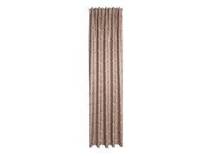 4043343575923 - Vorhang Tiaro Gr 1 grau (goldfarben taupe) B140cm H245cm Polyester Gardinen Fertigschal
