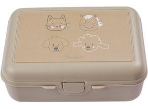 4066891243342 - Lunchbox STERNTALER Bauernhof Kinder Gr B H L 19cm x 75cm x 14cm beige Polyprophylen (PP) Lebensmittelaufbewahrungsbehälter Made in Germany