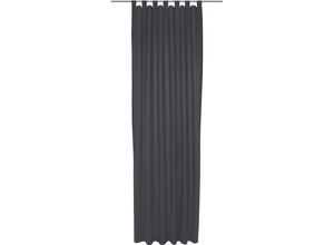 4004567476557 - Vorhang WIRTH Uni Collection light blau (dunkelblau) Gardinen 285cm Schlaufen 142cm Baumwolle (Bio-Baumwolle) nach Maß B142cm H285cm