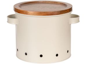 4008838426722 - Vorratsdose WENKO Modell Aria beige (creme natur) H165cm Lebensmittelaufbewahrungsbehälter Aufbewahrungsdose für Lebensmittel mit Deckel & Luftlöchern 38 L