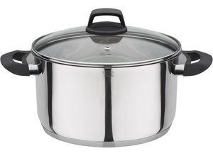 4005643786386 - Fleischtopf Como silber (edelstahlfarben) H135cm Ø24cm Töpfe Induktion