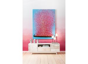4025621392507 - Leinwandbild DESIGN Bild Touched Flower Boat blau (farbe bild(er) blau) B80cm H100cm T35cm Bilder