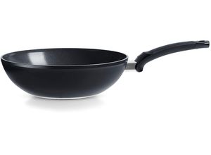 4009209407913 - Wok FISSLER Ceratal Orbit Black schwarz H10cm L18cm Ø28cm Pfannen gesünderes Kochen mit Antihaft-Effekt hergestellt ohne PFAS PTFE