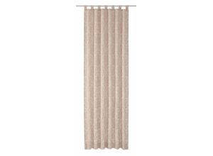 4004567066024 - Vorhang WIRTH Medina Gardinen Gr 145 cm Schlaufen 135 cm beige Schlaufen Gardine