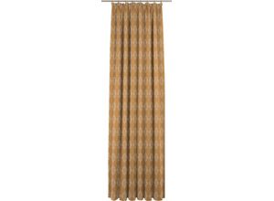 4004567186593 - Vorhang ADAM Romantic Puligny Gr 1 gelb (curry) B145cm H145cm Jacquard Baumwolle (Bio-Baumwolle) Gardinen aus 100% Bio-Baumwolle