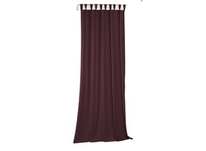4004567250195 - Vorhang WIRTH Newbury Gr 1 lila (aubergine) B65cm H125cm Jacquard Baumwolle Polyester Gardinen