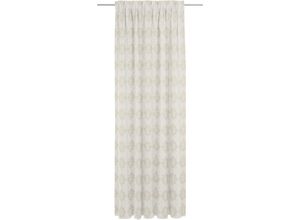 4004567309954 - Vorhang ADAM Romantic Puligny Gr 1 beige (natur) B142cm H145cm Jacquard Baumwolle Gardinen Vorhang Romantic Puligny aus 100% Bio-Baumwolle Multiband (1 St)