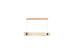 3800170218826 - LED Hängeleuchte Metall Holz-Schwarz Hoher CRI L 120 cm