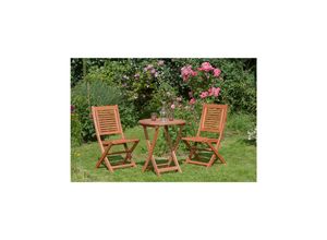 4033662994307 - Gartenmöbelset Cordoba 3tlg Eukalyptus natur 4033662994307 - Gartenmöbelset Cordoba 3tlg Eukalyptus natur