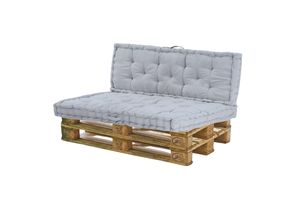 4255701934406 - Sitzkissen Set Grau Palettenkissen 4255701934406 - Sitzkissen Set Grau Palettenkissen