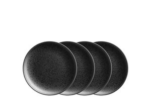 9010933062403 - Dessertteller-Set Steinzeug Essential Schwarz