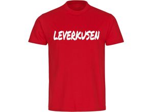 4068859414863 - multifanshop Kinder T-Shirt - Leverkusen - Textmarker - Druck weiß - Kind