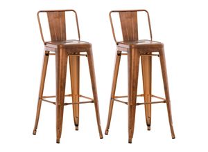 4067872030302 - 2er Set Barhocker Massimo Metall Schwarz