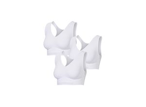 9010497214270 - 3er Pack Sport-BHs   weiß   Größe L