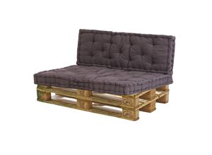 4255701934413 - Sitzkissen Set Braun Palettenkissen 4255701934413 - Sitzkissen Set Braun Palettenkissen