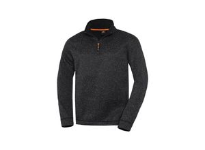 9010497212962 - Strickfleece-Troyer unisex   anthrazit   Größe XXL