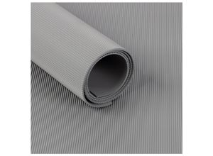 4064149104216 - Floordirekt - Gummiläufer Miniripp Grau 100x500 cm - Grau