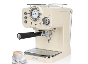 8682744811702 - Espressomaschine mit Milchaufschäumer Siebträgermaschine 15 bar 125L gelb