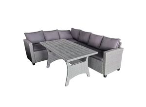 4255701935878 - Outdoor Möbel Ecksofa mit Tisch
