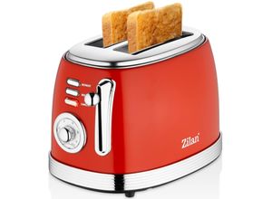 8682744807040 - 60er Jahre Retro 2 Scheiben Doppelschlitz Toaster 850 Watt