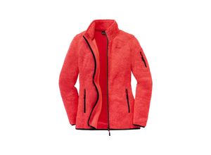 9010497251336 - Damen Strickfleece-Jacke   orange   Größe 40