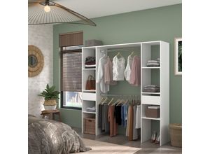 3170720616502 - Mehrzweckschrank Combi 2 Weiß - Grau