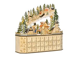 0012536984822 - Adventskalender Zum Befüllen 24 Schubladen Fächer Weihnachtskalender Mit Led-Lichtern Adventskalenderbox Weihnachtsdekoration Diy 45X13X43 Cm 0012536984822 - Adventskalender Zum Befüllen 24 Schubladen Fächer Weihnachtskalender Mit Led-Lichtern Adventskalenderbox Weihnachtsdekoration Diy 45X13X43 Cm