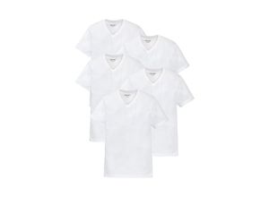 9010497099624 - 5er Pack Herren T-Shirts V-Ausschnitt 100% Baumwolle   weiß   Größe XXXL