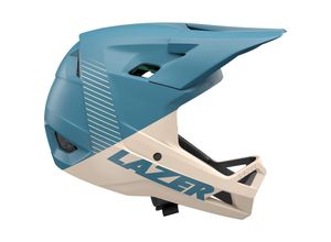 5400974032161 - LAZER Full Face - Fahrradhelm Chase KinetiCore beige-blau 5400974032161 - LAZER Full Face - Fahrradhelm Chase KinetiCore beige-blau