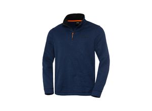 9010497213099 - Strickfleece-Troyer unisex   blau   Größe XXXL