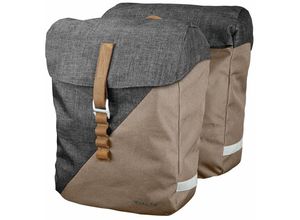4048174828934 - Fahrradtasche RACKTIME Heda grau (grau sand) Taschen B H T 315cm x 375cm x 45cm Polyester B315cm H375cm T45cm