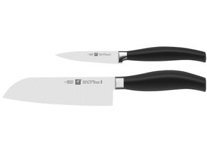 4009839114724 - Messer-Set ZWILLING ***** FIVE STAR schwarz Stahl Kochmesser-Sets Made in Germany Sonderschmelze Ergonomisch 2-tlg