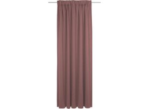 4004567311742 - Vorhang ADAM Uni Collection light Gr 1 rot (dunkelrot) B142cm H145cm Jacquard Baumwolle Gardinen Vorhang Uni Collection light aus Bio-Baumwolle Made in Germany