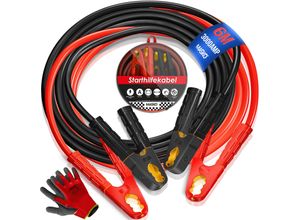 4260729112347 - MASKO® Starthilfekabel Überbrückungskabel für Benzin- und Dieselmotoren 6 12 24 Volt Auto Motorrad Starterkabel aus Kupfer inkl Handschuhe und Tragetasche (25mm² 1200A   30mm² 1500A) 4260729112347 - MASKO® Starthilfekabel Überbrückungskabel für Benzin- und Dieselmotoren 6 12 24 Volt Auto Motorrad Starterkabel aus Kupfer inkl Handschuhe und Tragetasche (25mm² 1200A   30mm² 1500A)