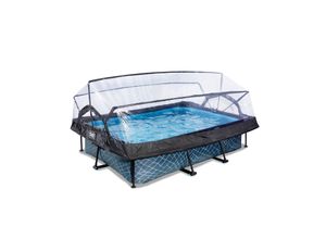 8720088267349 - Frame Pool 220x150x65cm mit Filterpumpe und Abdeckung versch Ausführungen 8720088267349 - Frame Pool 220x150x65cm mit Filterpumpe und Abdeckung versch Ausführungen