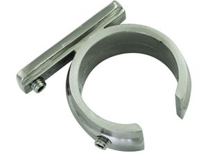 4003018329602 - Verbinder Memphis silber (edelstahlfarben) Gardinenstangenhalterungen Serie Einzelprogramm Memphis Ø 16 mm