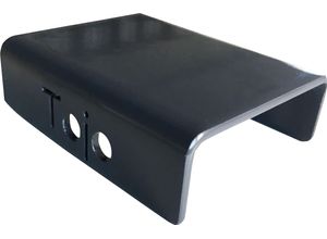 0742832753883 - Griff TOJO clip grau (anthrazit) B4cm H15cm L5cm Metall Griffe Möbelgriff Schrank-Zubehör für die hochstabler Regale