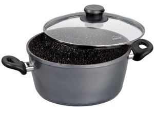 4020728510922 - Kochtopf STONELINE Töpfe Gr 15 l + Ø 16 cm + Höhe 92 cm grau (anthrazit) Gemüsetopf Suppentopf Suppentöpfe Topf Induktion
