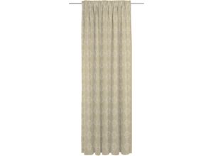 4004567308889 - Vorhang ADAM Romantic Puligny Light Gr 1 beige B142cm H145cm Jacquard Baumwolle Gardinen Vorhang Romantic Puligny Light aus 100% Bio-Baumwolle Multiband 1St