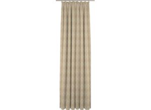 4004567195373 - Vorhang ADAM Romantic Puligny Light Gr 1 beige B145cm H145cm Jacquard Baumwolle (Bio-Baumwolle) Gardinen Vorhang Romantic Puligny Light aus 100% Bio-Baumwolle Kräuselband