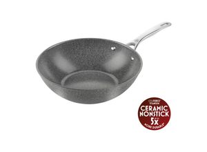 8003150525012 - BALLARINI Salina Wok 30 cm Aluminium Titanverstärkte keramische Antihaftbeschichtung 8003150525012 - BALLARINI Salina Wok 30 cm Aluminium Titanverstärkte keramische Antihaftbeschichtung